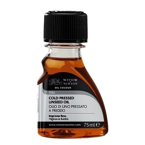 🇬🇧 WINSOR & NEWTON Oil Colour Oils Cold Pressed Linseed Oil - 75ML ...