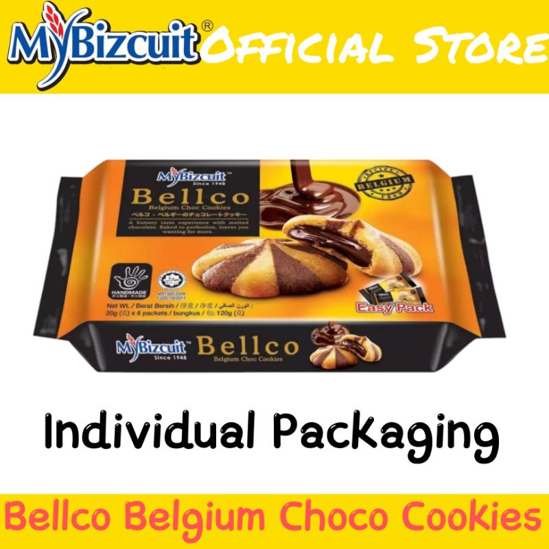 MyBizcuit Bellco Belgium Choco Cookies (120g) | Shopee Malaysia