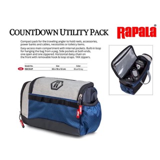 RAPALA Countdown Bag Backpack Sling Bag Hip Pack Utility Pack Tackle Tool | Shopee Malaysia