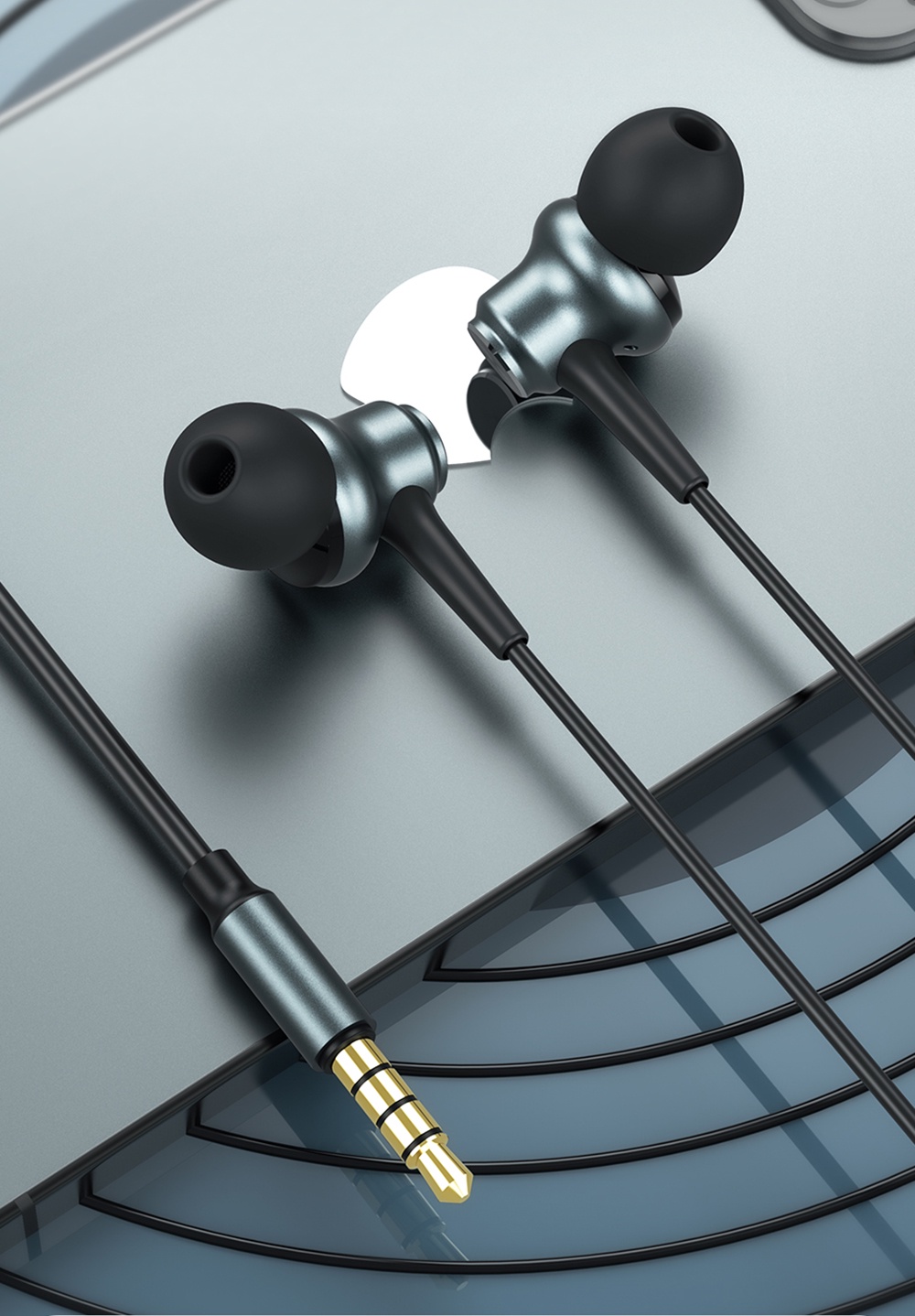 TOPK F37 HIFI Stereo Wired Earphone with Mic and Volume Control ...