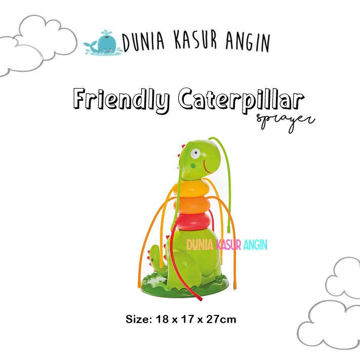 DuniaKasurAngin - INTEX 56599 Pool Frendly Caterpillar Sprayer Fountain ...