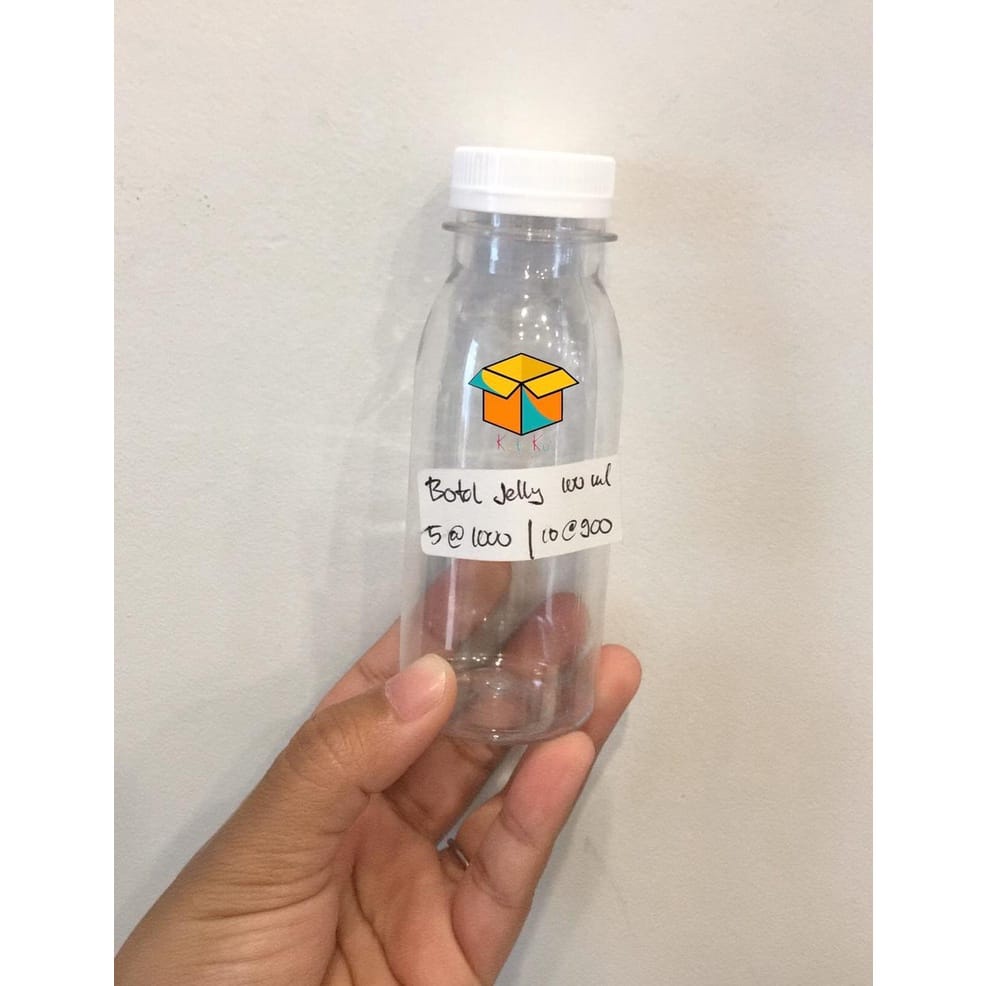 MINIMAL Plastic Bottles/Jelly Bottles uk 100ml/plastic Bottles (Min ...