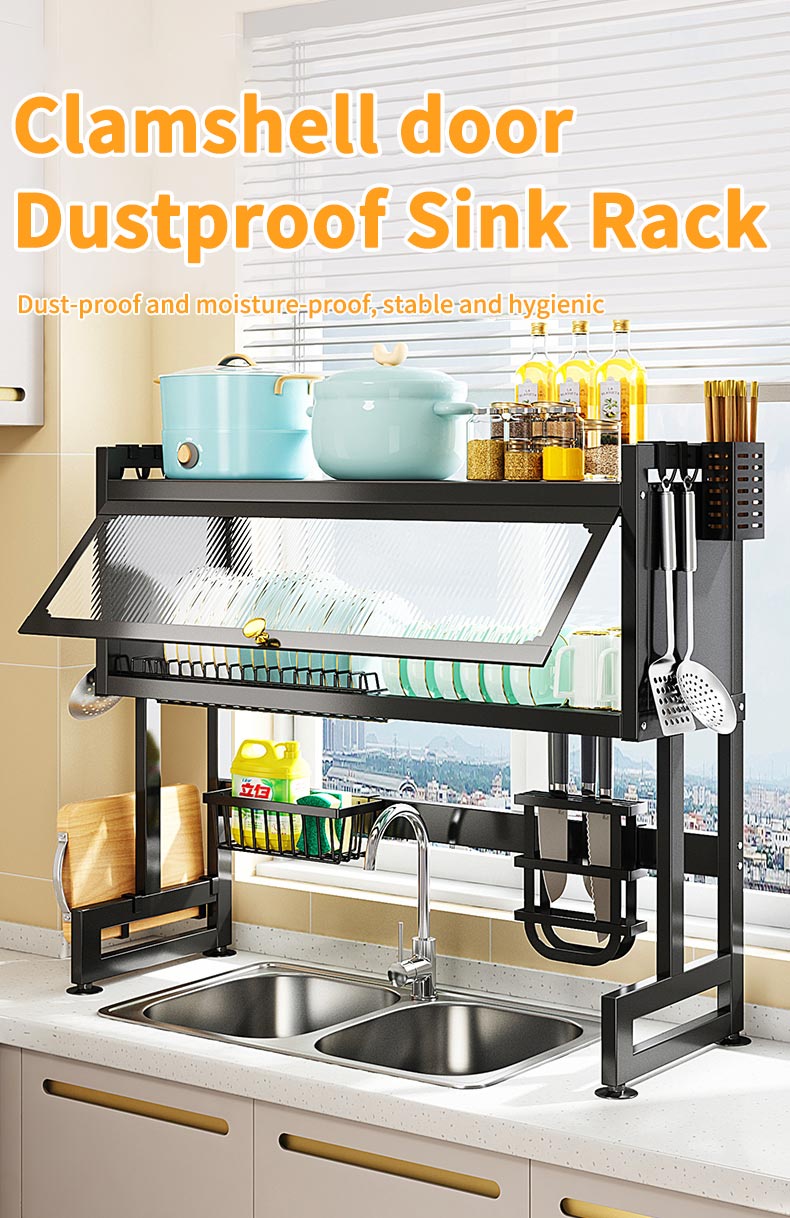 Kitchen Rack Dish Rack Rak Dapur Kabinet Rak Pinggan Mangkuk Dish ...