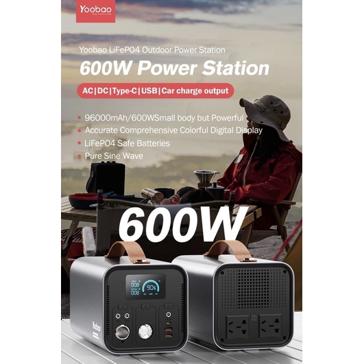 Yoobao EN600W 96000mAh AC220V UK Plug Powerstation Innovative Product ...