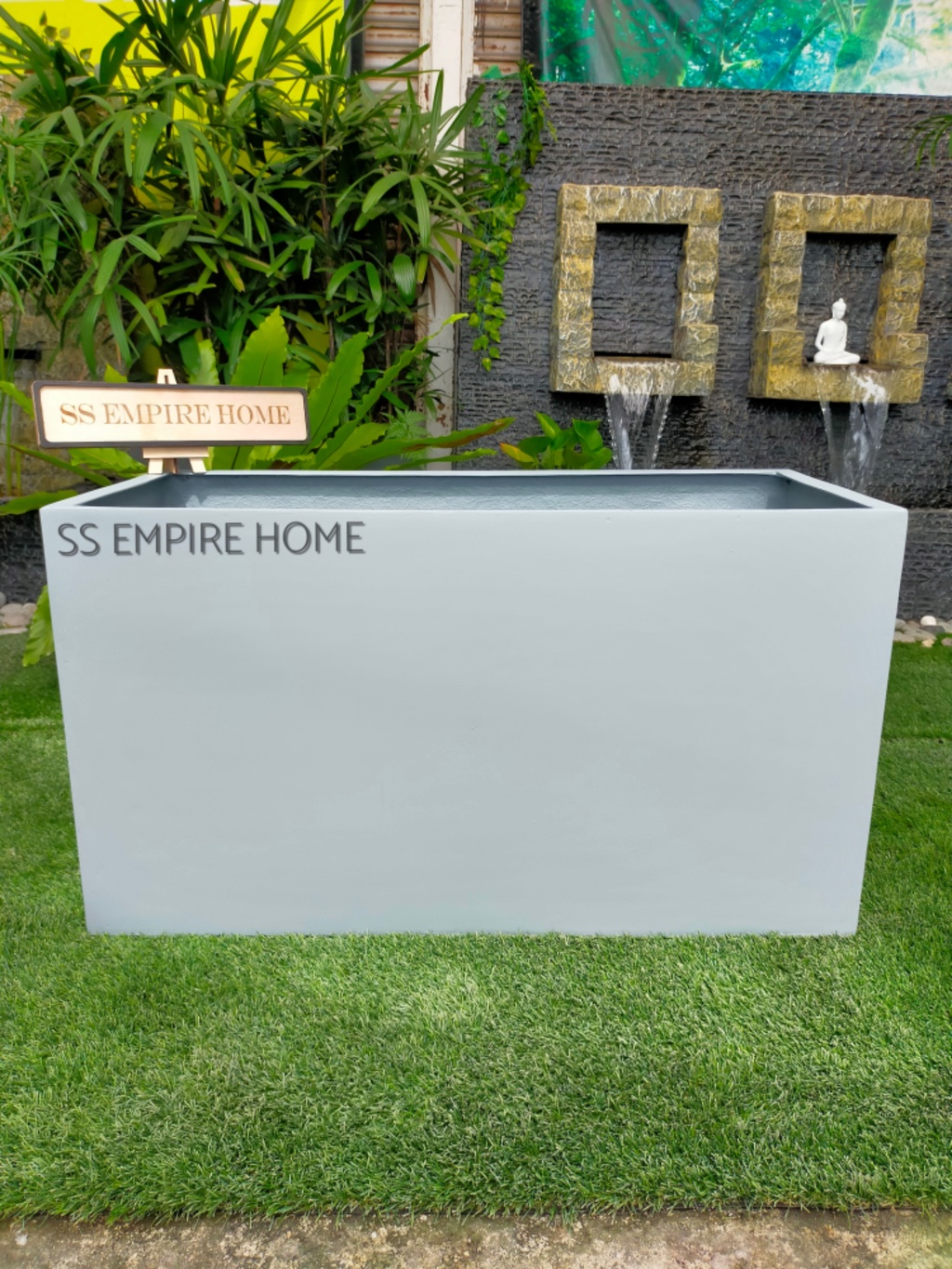 RUDI PB4 Matte Extra Large Fiberglass Planter Box Premium Garden Flower ...