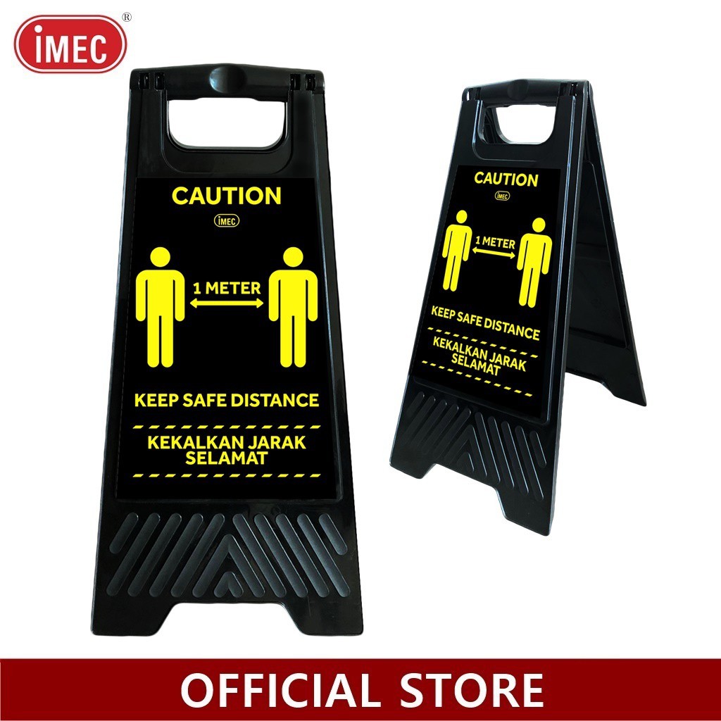 308-0644 Industrial Floor Signage, IMEC AS24 Floor Sign - Keep 1M ...