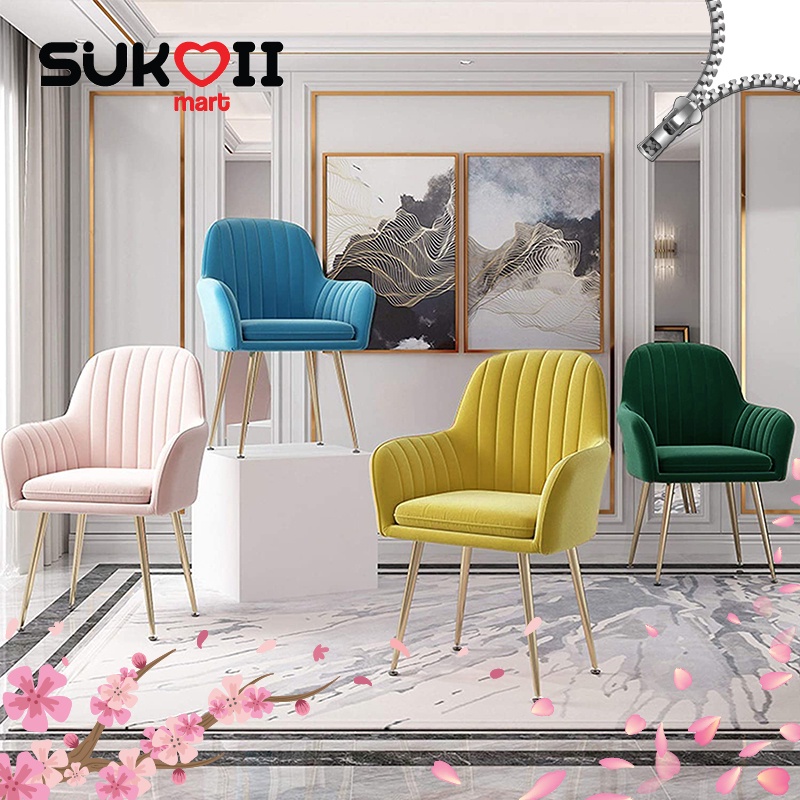 SKOI Simple Nordic Lightweight Luxury Dressing Stool Backrest Study ...