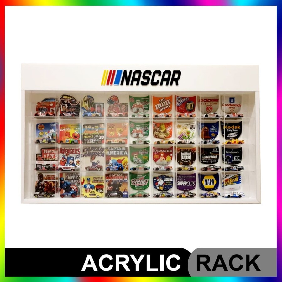 Custom NASCAR Rack Contains 50 Header Edition | Shopee Malaysia