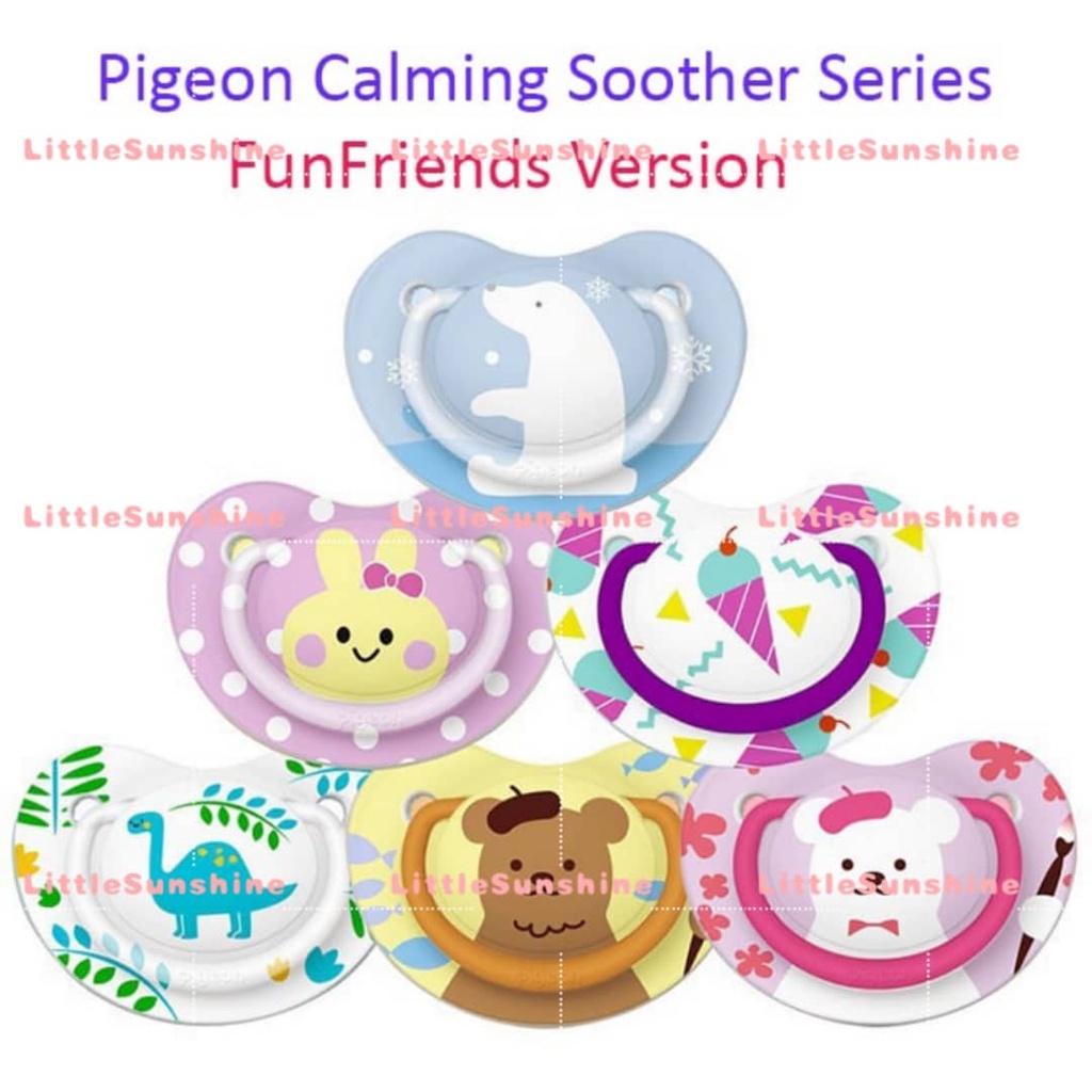 Pigeon FunFriends Calming Soother/ Pacifier | Shopee Malaysia