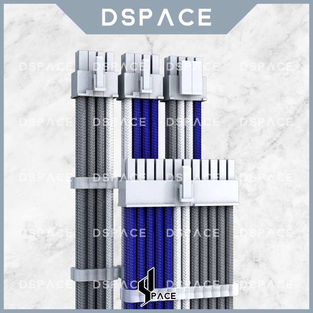 DSPACE MESH-X PSU Navy Blue Premium Sleeve Braided Extension Custom ...