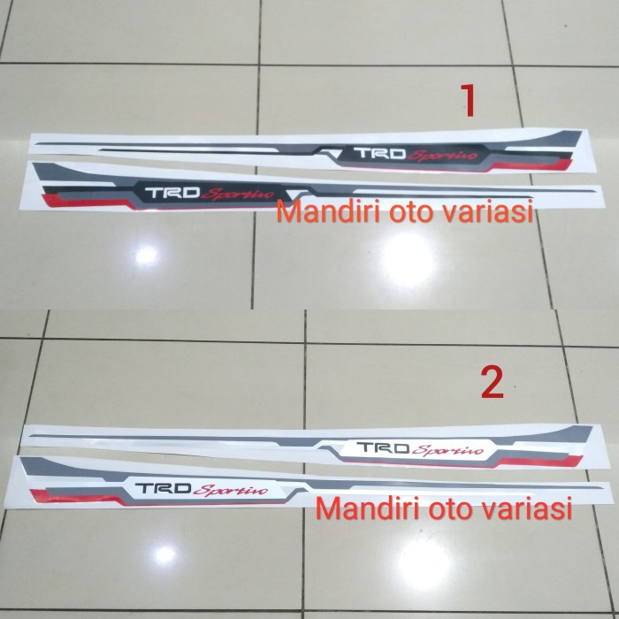 Toyota YARIS TRD SPORTIVO Written Car BODY Sticker | Shopee Malaysia