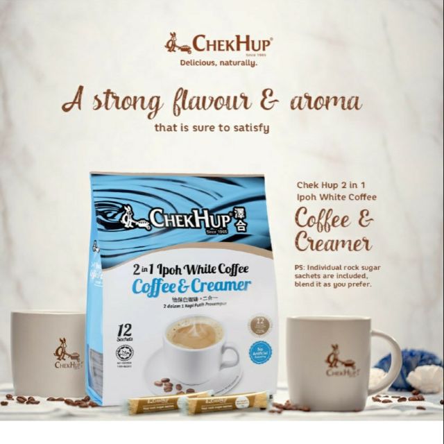 Chek Hup 2 in 1 Ipoh White Coffee & Creamer*30g×12 | Shopee Malaysia
