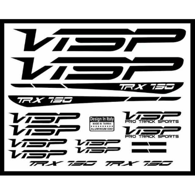Visp 790 Die Cut Cutting Sticker Frameset Decal | Shopee Malaysia
