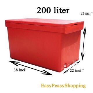 200Liter Heavy Duty Cooler box/Ice box/Ice bucket/Tong ais/Plastic Ice ...
