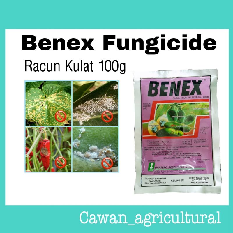 Benex Fungicide (100G) Benomyl 50.0% 菌药 Racun Kulat. Product by Imaspro ...