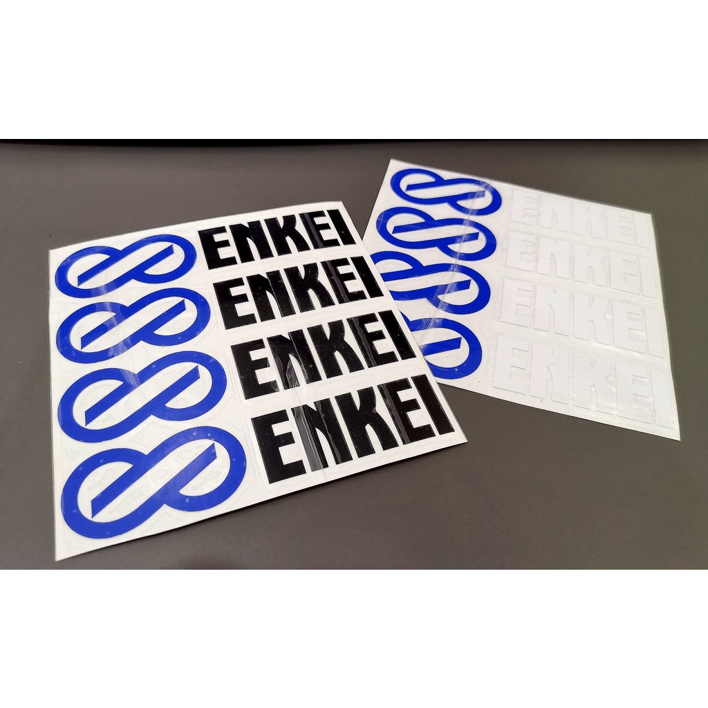 Rim Sticker Rpo1 Enkei 1set8pcs Auto option Myvi Wira Axia Alza Saga ...