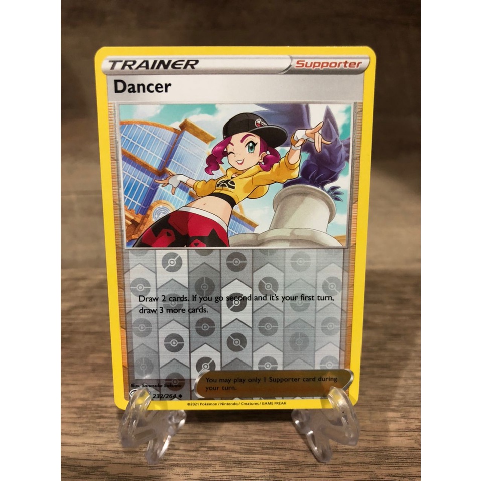 Pokemon TCG trading card - Dancer Reverse Holo 232/264 (SS8 Fusion ...