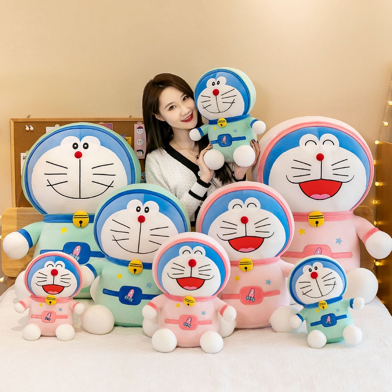 30/40cm Stuffed Toy Pink Blue Satronaut Spaceman Doraemon Doll Plush ...