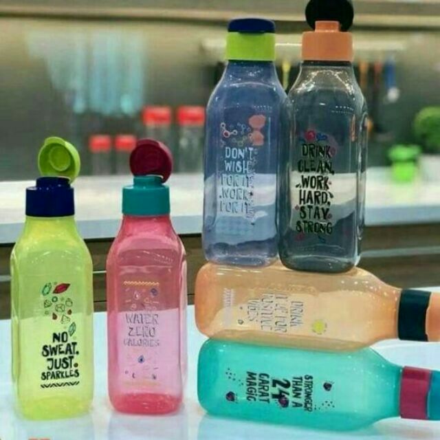 TUPPERWARE Stay Positive Bottle 1 litter | Shopee Malaysia