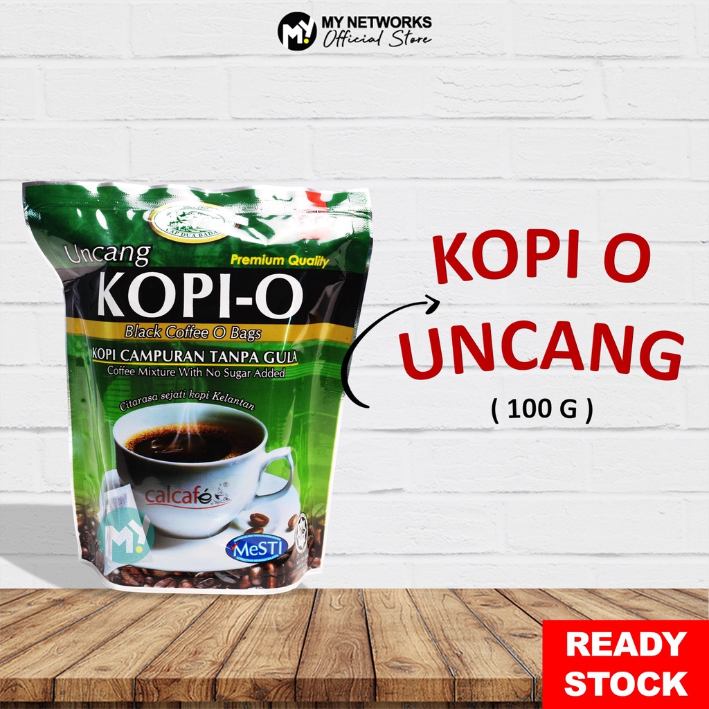 🔥𝗢𝗥𝗜𝗚𝗜𝗡𝗔𝗟 🇲🇾 | KOPI O' UNCANG CAP DUA BADAK 100G | INSTANT COFFEE ...