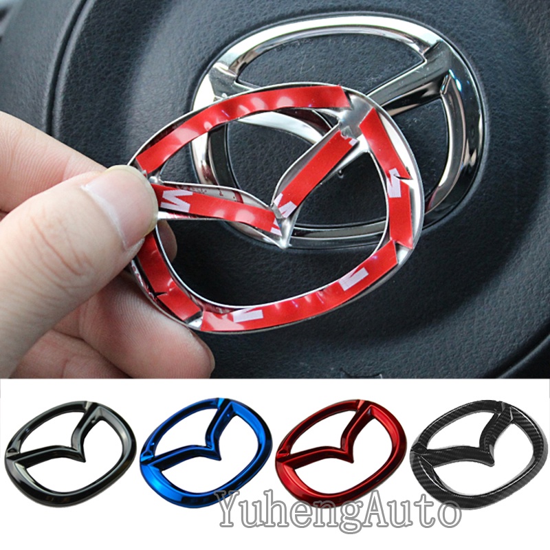 1PC Modified Stainless Steel Car Steering Wheel Center Emblem Auto ...
