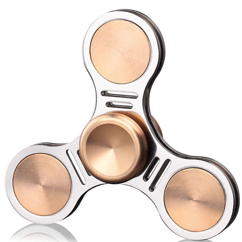 ROTATING EDC FINGER GYRO TRI FIDGET SPINNER | Shopee Malaysia
