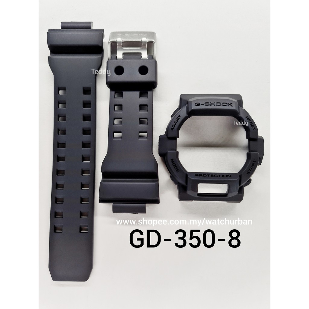 CASIO G-SHOCK BAND AND BEZEL GD350 100% ORIGINAL GD-350 | Shopee Malaysia