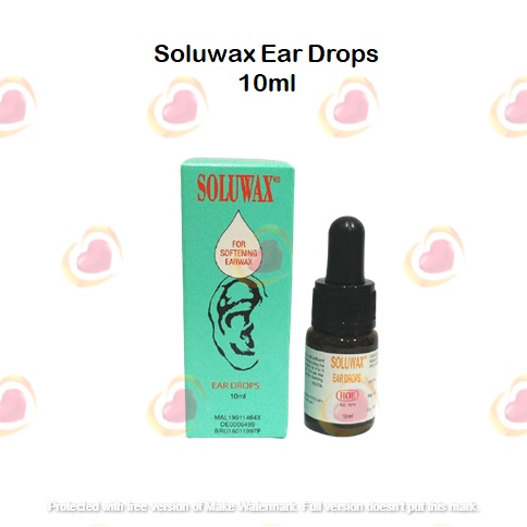 Soluwax Ear Drops (10ml) [ Exp : 6/2024] | Shopee Malaysia