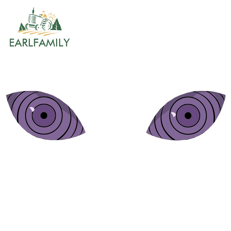 EARLFAMILY 13cm Rinnegan Eye Car Sticker Waterproof Fashion Surfboard ...