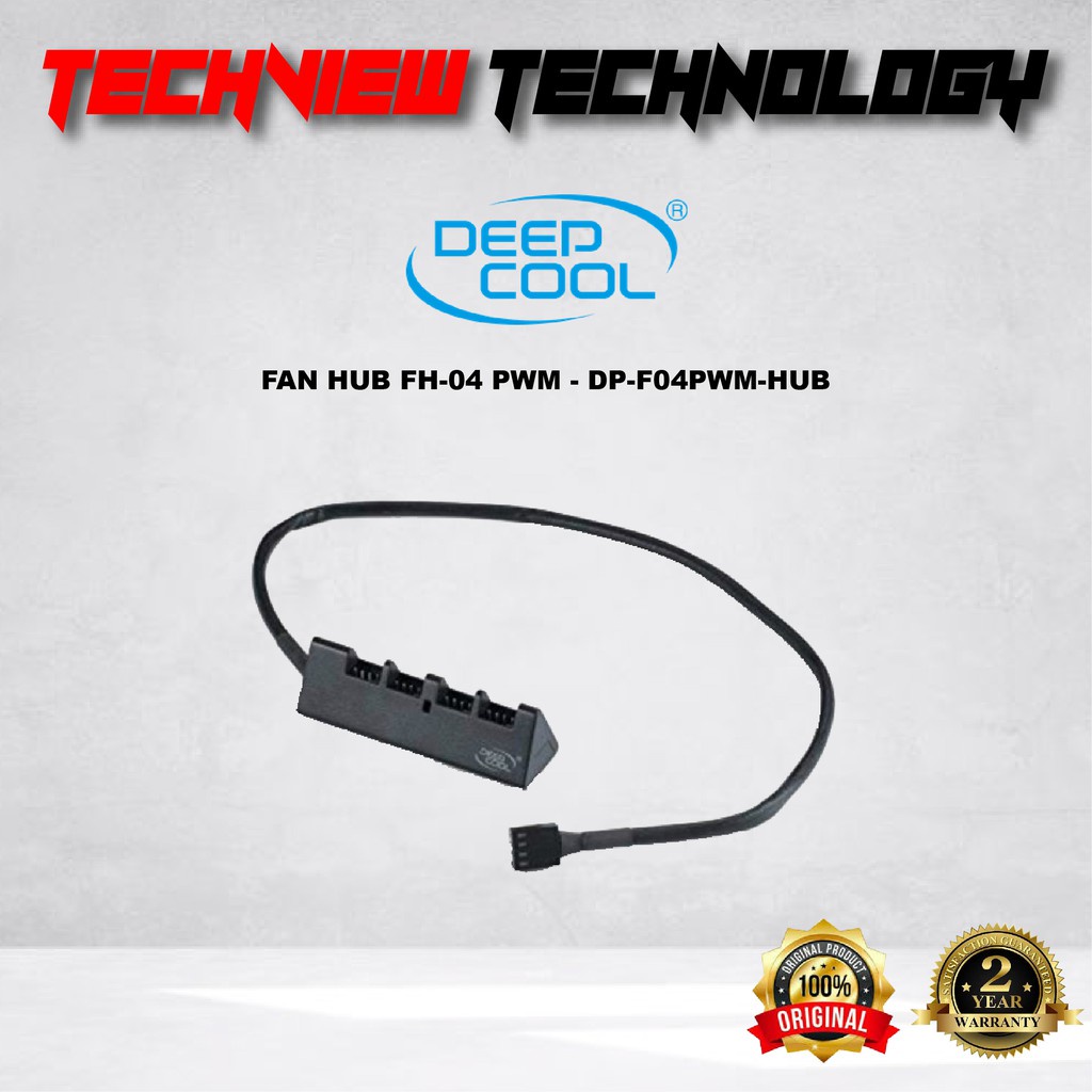 DEEPCOOL FAN HUB FH-04 PWM - DP-F04PWM-HUB | Shopee Malaysia
