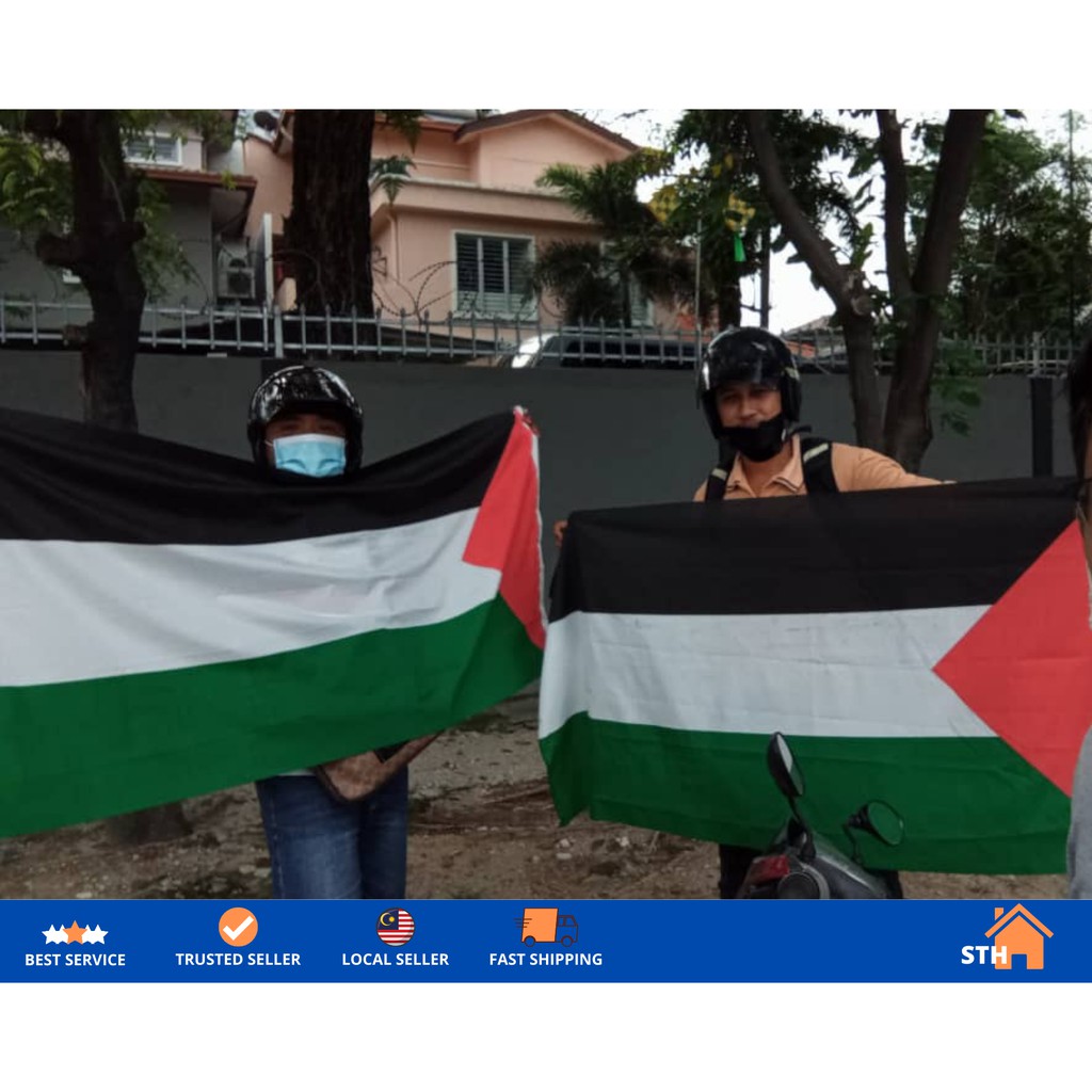 Bendera Palestin Palestine Flag Palestina 3x6 feet | Shopee Malaysia