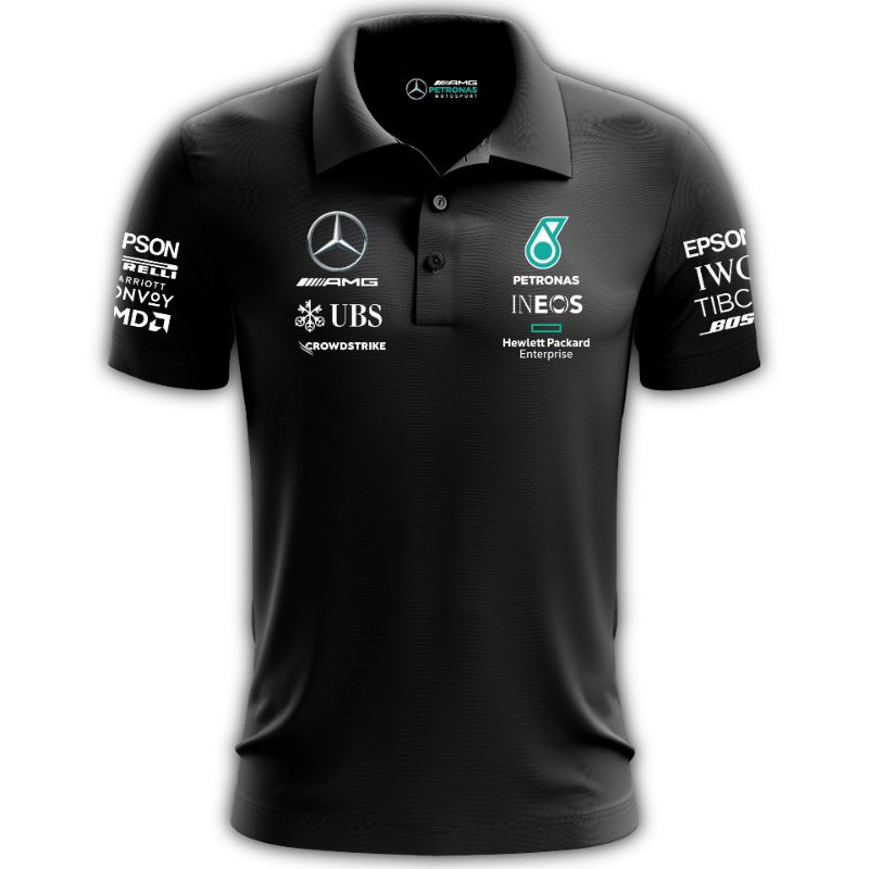 Super Premium: F1 Petro AMG Mercedez benz Racing Team Men baju lelaki ...