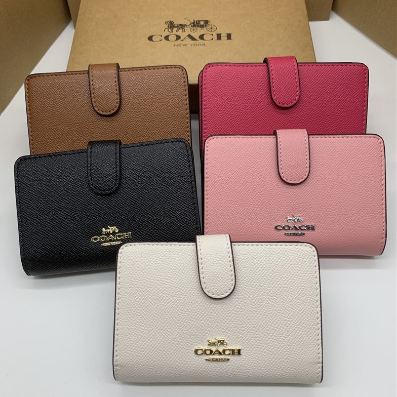 CH 11484 100% C Brand Women bag New girls mid-folder wallets plain ...