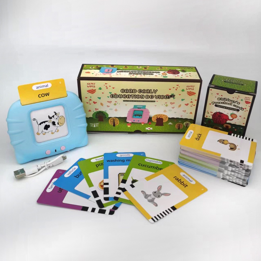 Pictures Early Learning Flash Cards Reader Machine Educational ...