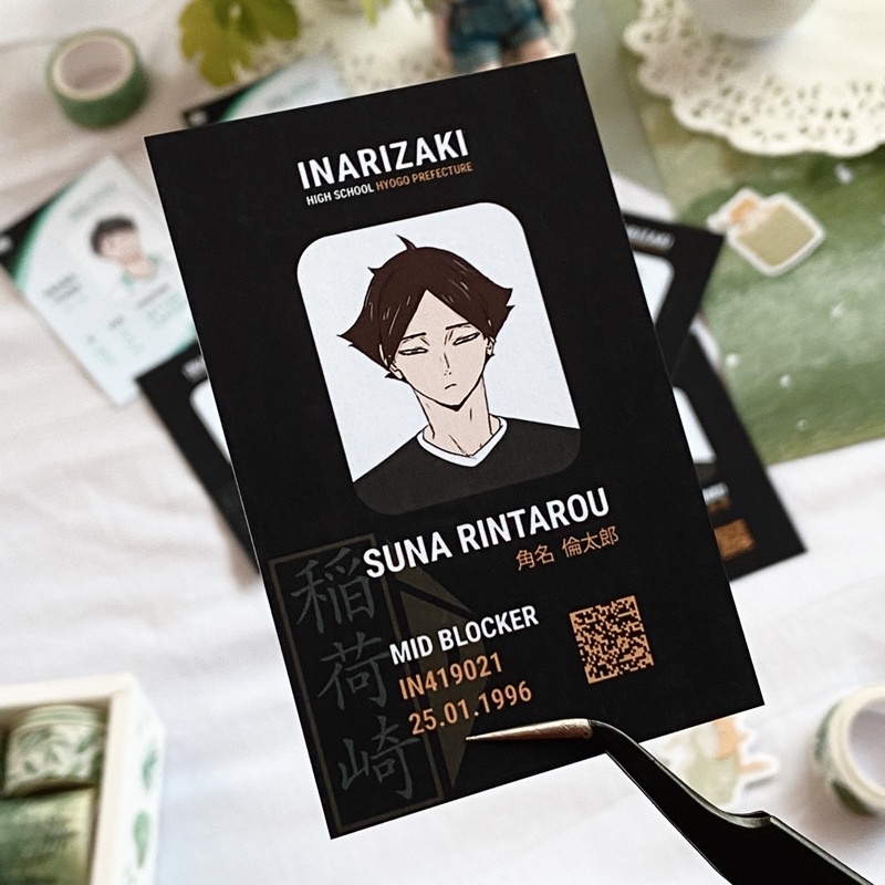 Haikyuu!! Student ID Cards [2] Artcard 260gsm | Shopee Malaysia