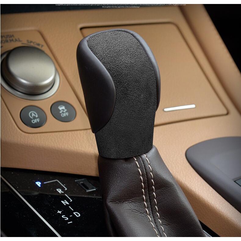 Car Suede Gear Shift Knob Cover Trim Sticker For Lexus NX300 RX450h ...