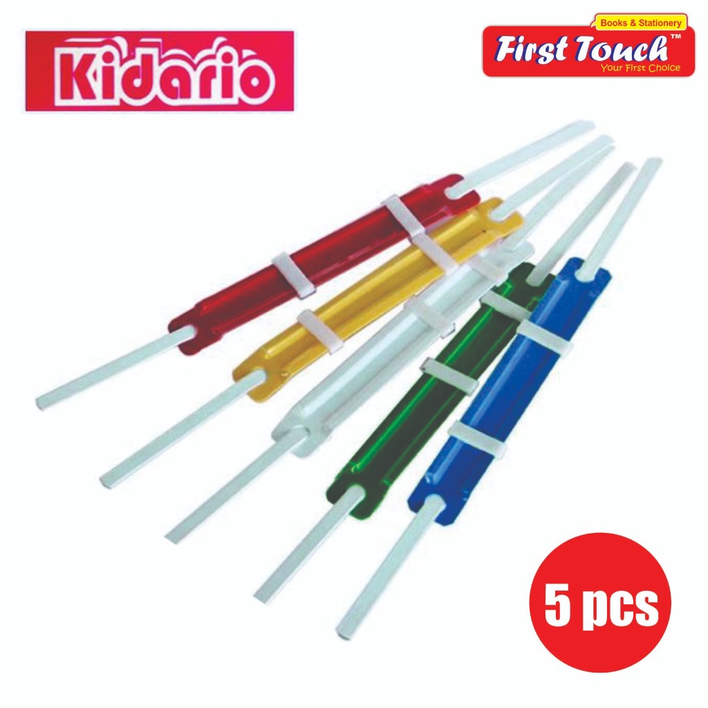 Kidario A4 Size KMF-320A PVC Management File Transparent Cover Fastener ...