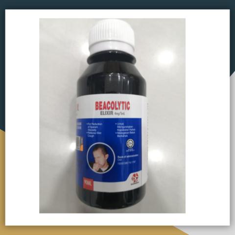 Mucolix / Beacolytic/Bromhexine Elixir Syrup 90ml /120ml (Cair Kahak ...