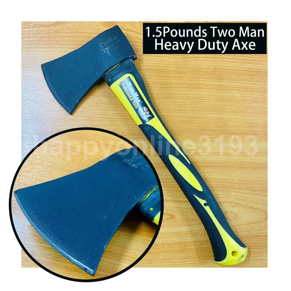 1.5 Pounds Heavy Duty Axe Rubber Handle Kapak With Anti Slip ...