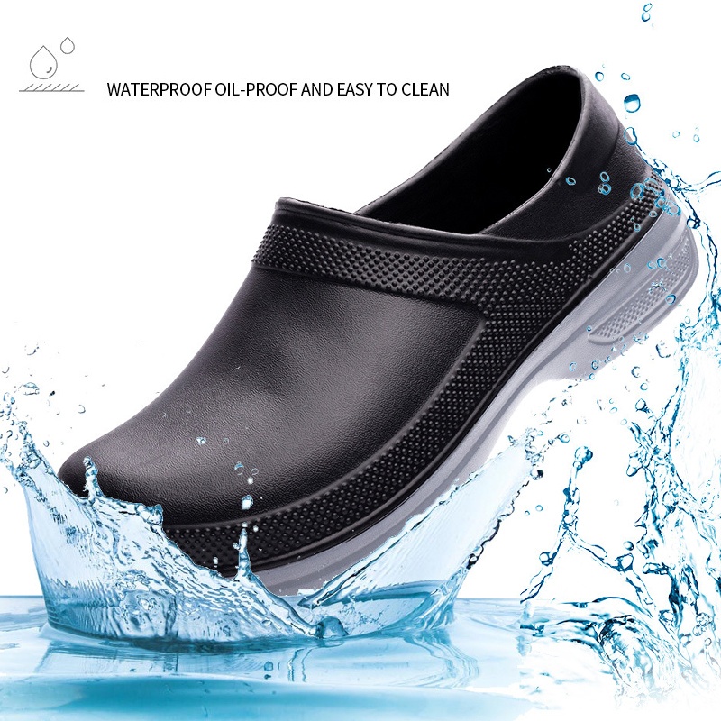 NEW-2024 Men Slip Resistant Specialist Chef Clogs Multifunctional ...
