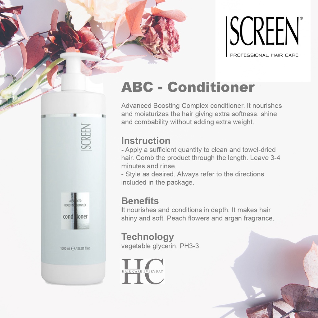 Screen Advanced Boosting Complex Conditioner 1000ml ( For nourishes ...