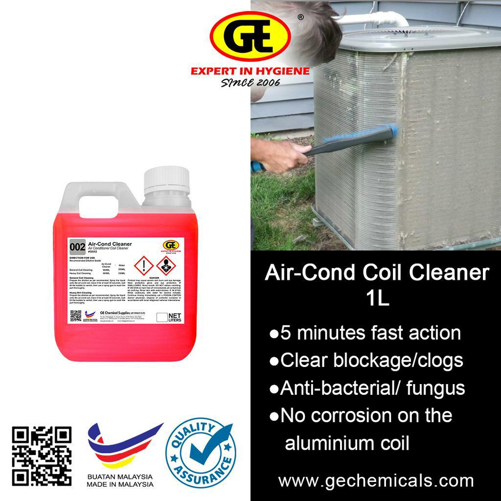 Air Cond Coil Cleaner Aircond Chemical 1KG Air Cond Cleaner Air Cond ...