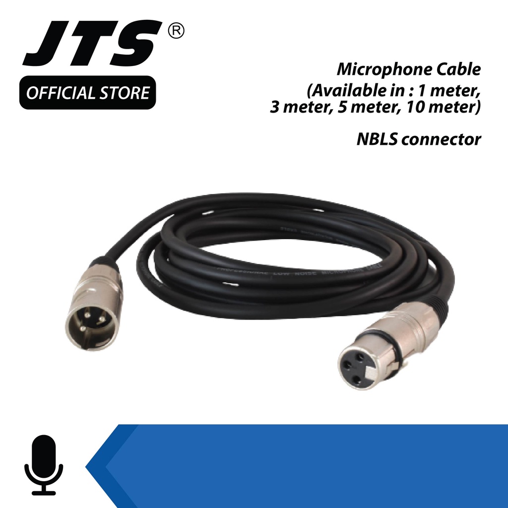 Microphone Cable with NBLS Connector | Shopee Malaysia