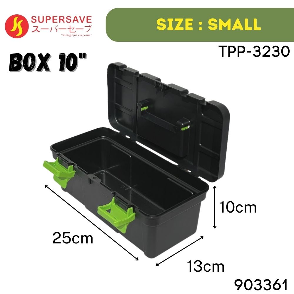 SUPERSAVE ToolBox Plastic Tool Box Set Spanar Box Plastic Storage Toll ...