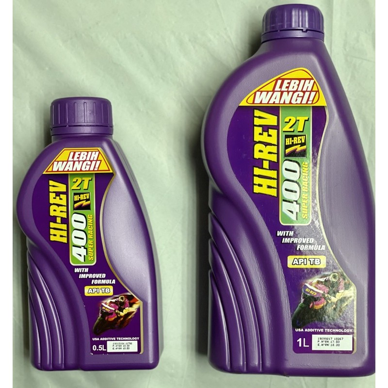 Hi-Rev Super Racing 400 2T 0.5L / 1L (100% Original Hi-Rev Malaysia ...