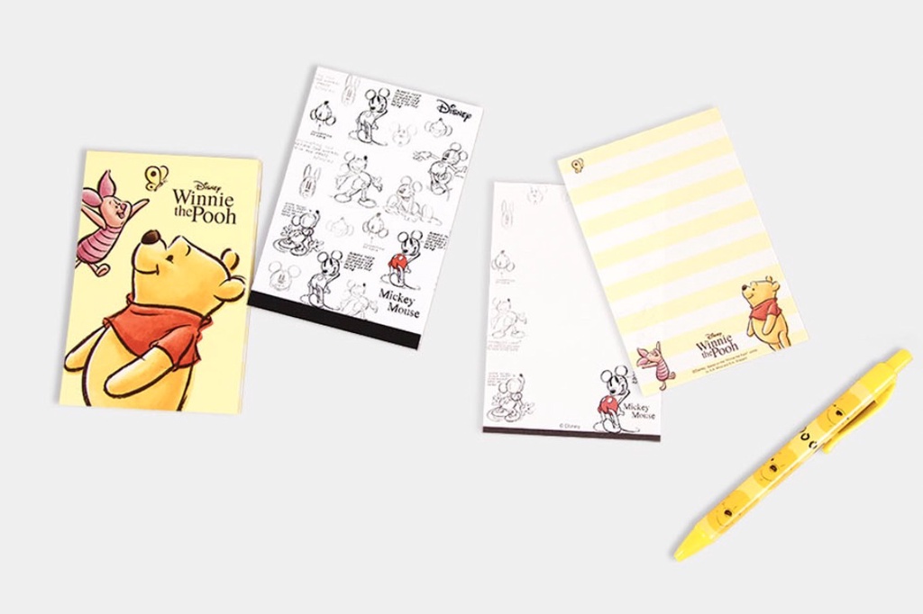 Disney Notepad 60K Pooh Princess Memo Toy Story Dumbo Mickey Alice ...