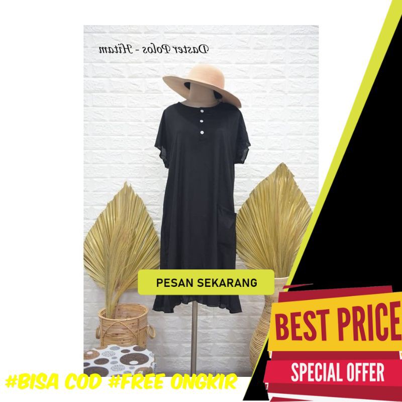 Plain Daster Viral Rampel Black Rayon Women's Clothing | Shopee Malaysia