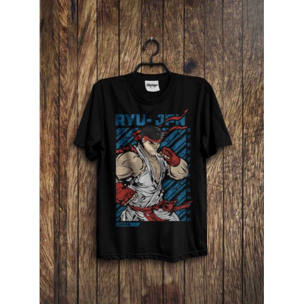 Baju anime street fighter short sleve ryu japan [ready stok] short ...
