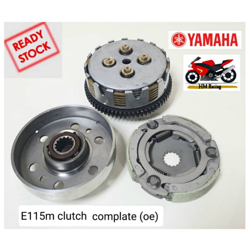 YAMAHA E115M E115 M - CLUTCH PRIMARY COMPETE with AUTO CLUTCH COMPLETE ...
