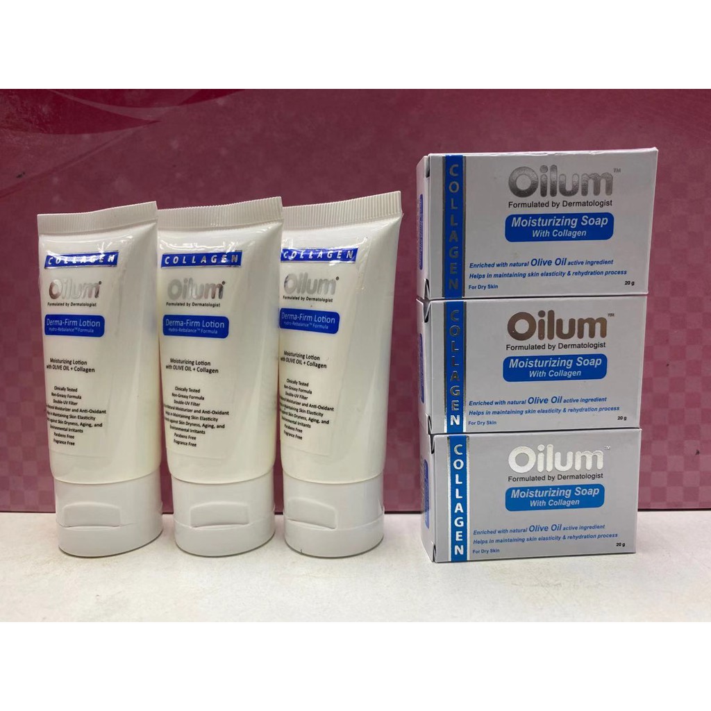 Oilum Moisturizing Soap (85G) / Oilum Moisturizing Lotion (75ML ...